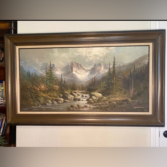 SEEKATZ | Art | Huge Vintage Landscape Oil Painting By Gunter Seekatz ...